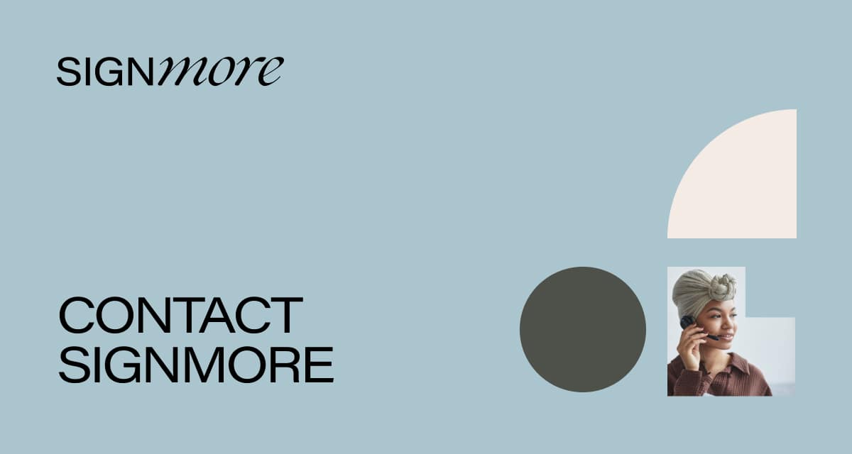 Contact Us | SignMore